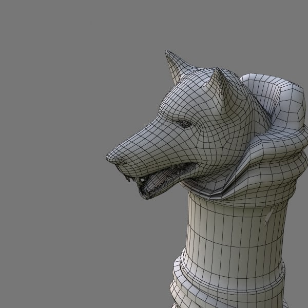 wood totems 3d model