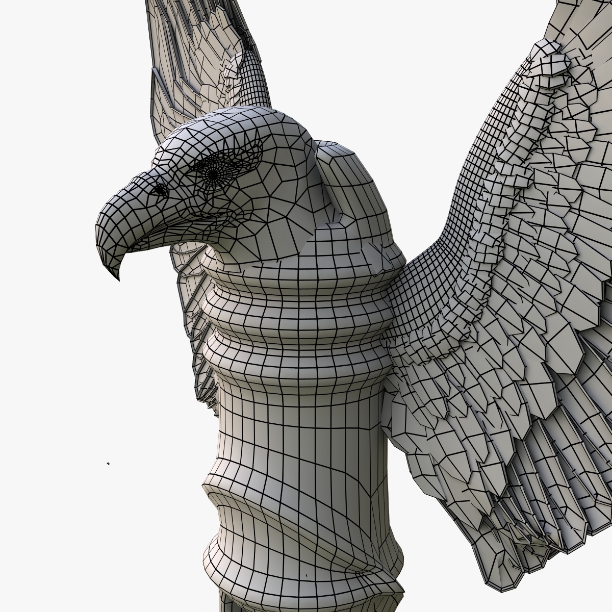 wood totems 3d model