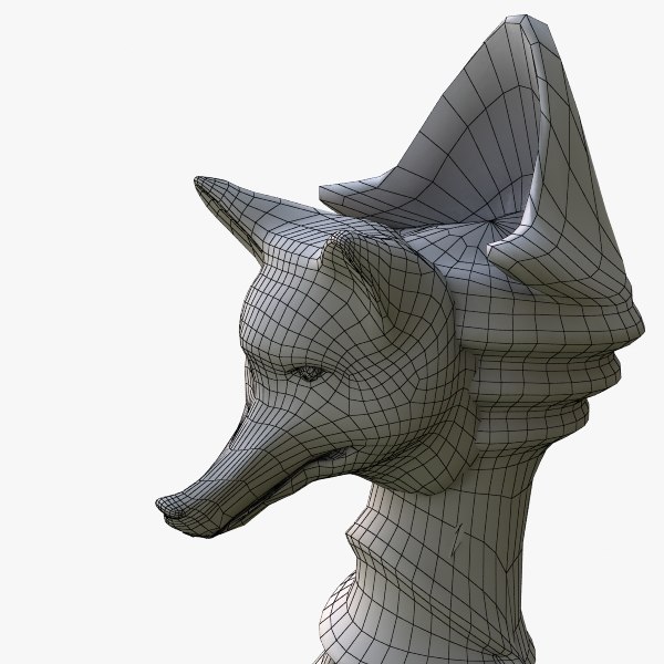 wood totems 3d model