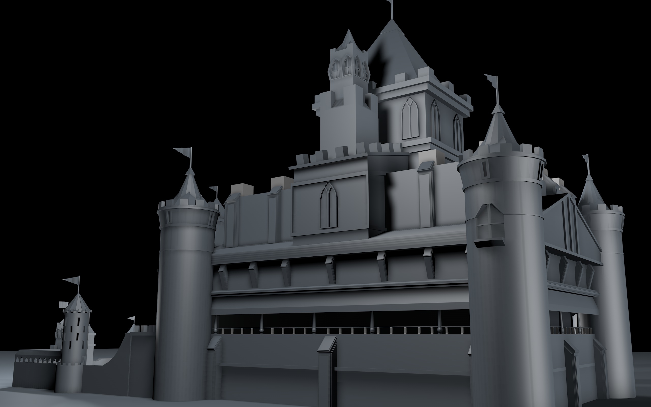 modelo 3d Castillo - TurboSquid 849342