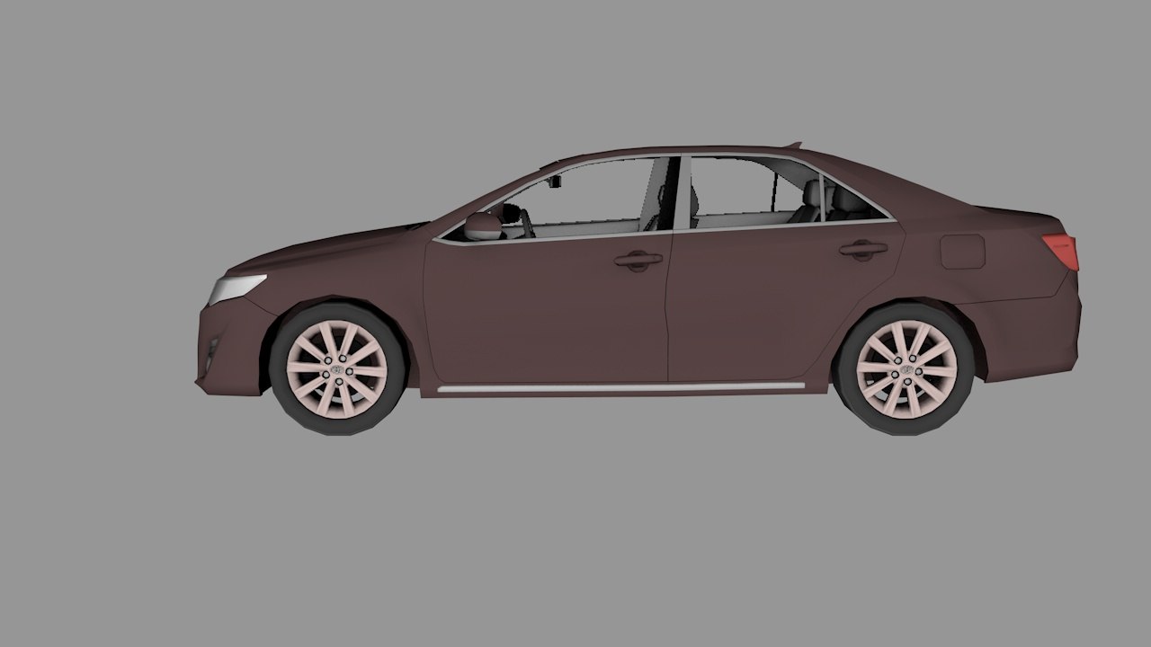 3d toyota camry model