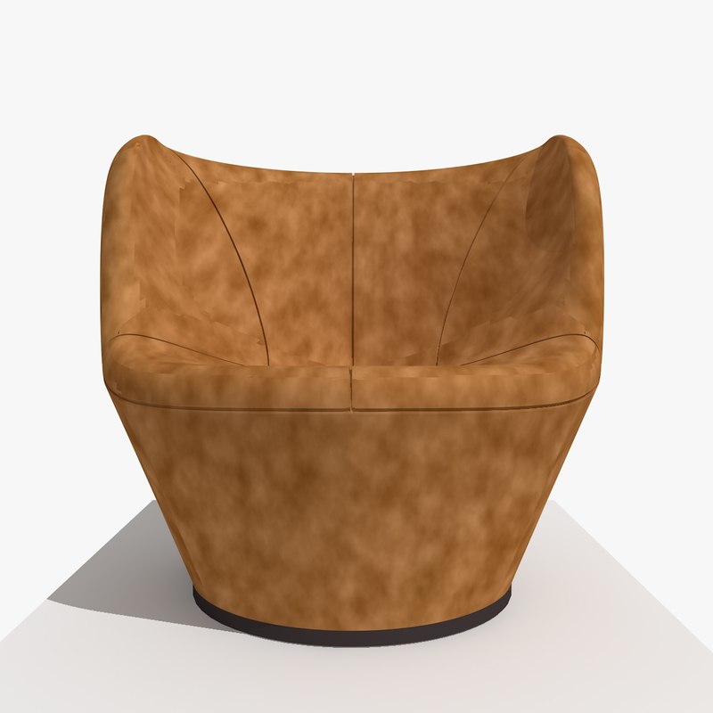 3d modern flower chair