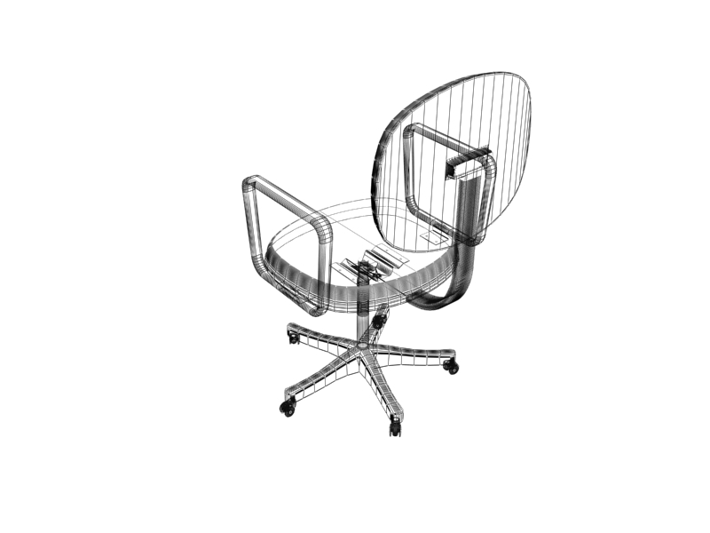 3d model of chair