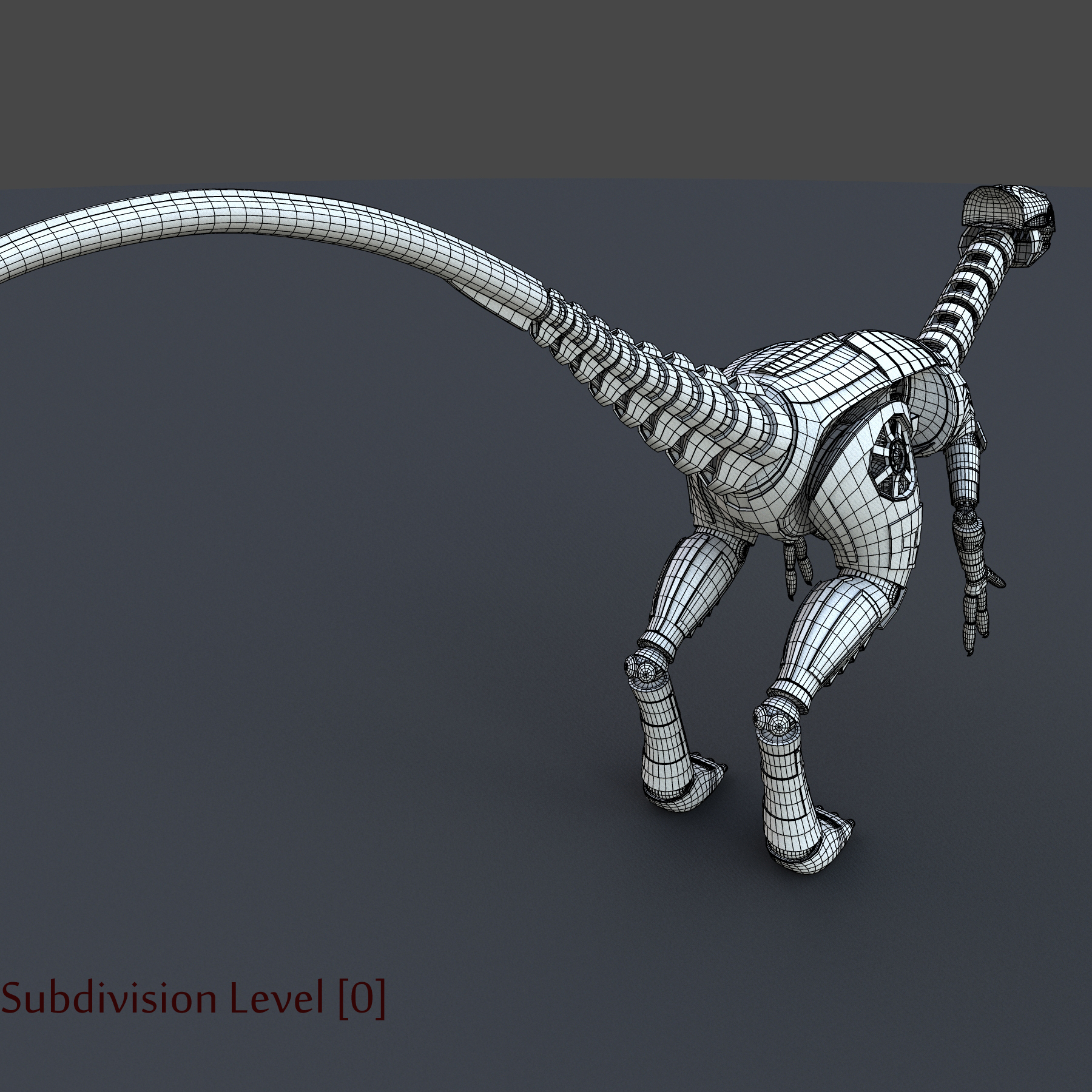 3d model dinosaur robot animation