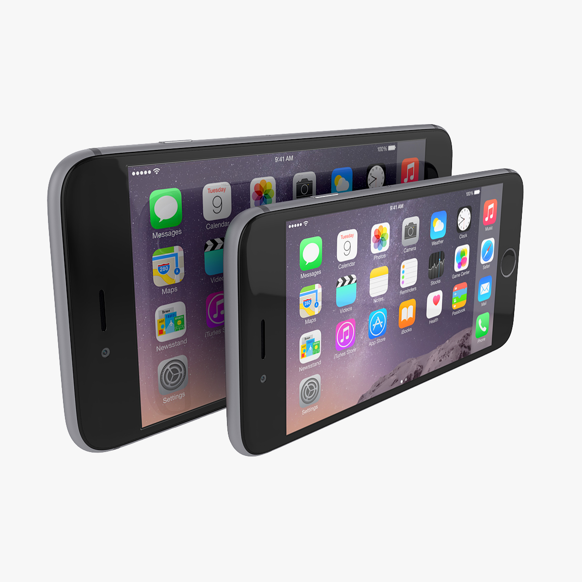 apple iphone 6 smartphone 3d max