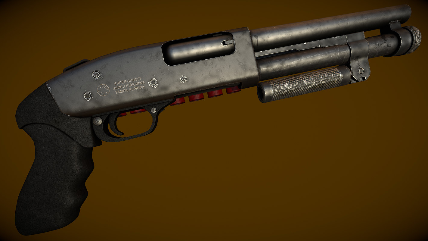 serbu super-shorty 3d model