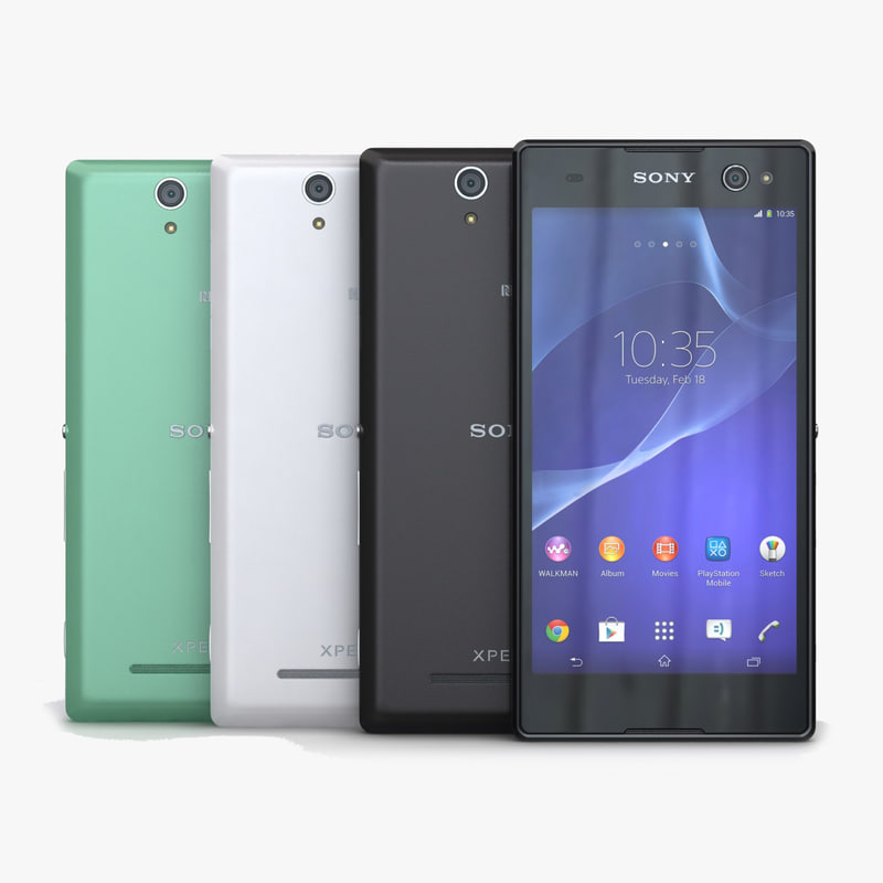 3d model sony xperia c3 dual