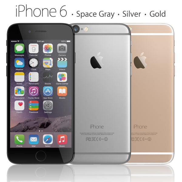 modelo 3d iphone 6 - TurboSquid 850280