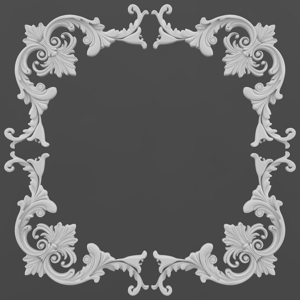 3d model of corner element