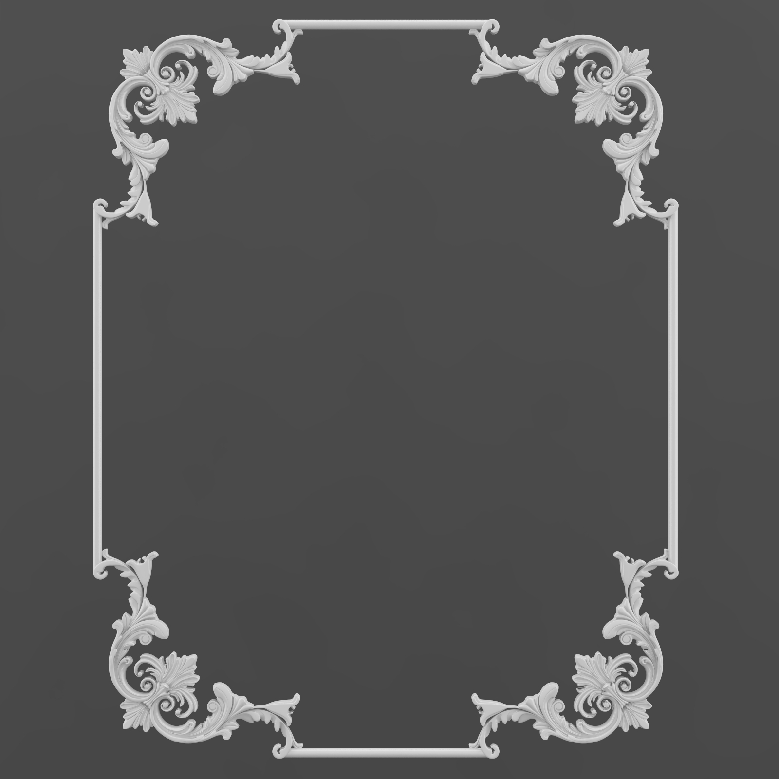 3d model of corner element