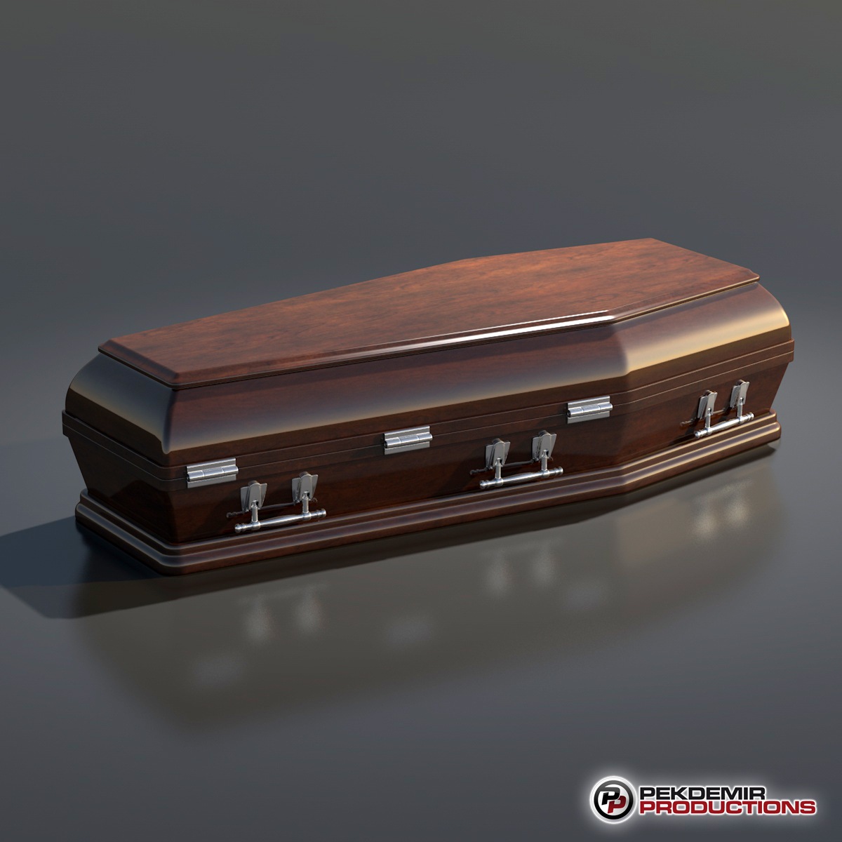 3d model coffin