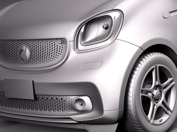 3d 2015 smart forfour model