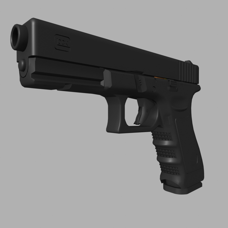 modelo 3d Glock 17 - TurboSquid 850837