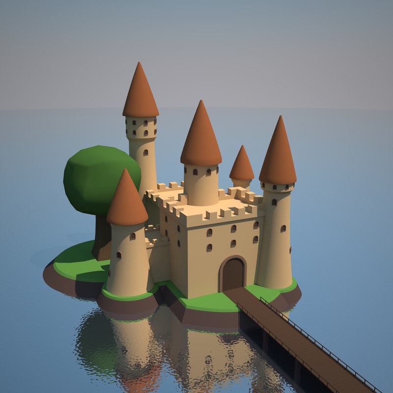 3d model castle