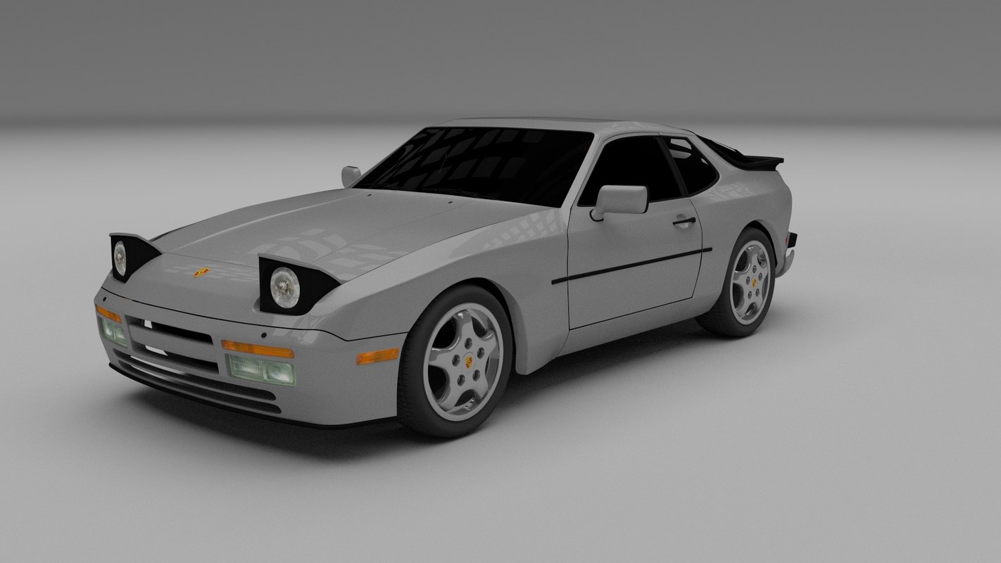 3d porsche 944 turbo model