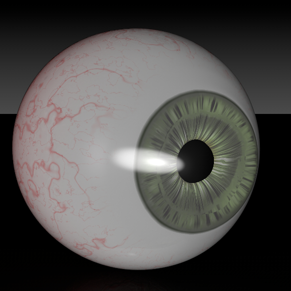 3d human eye