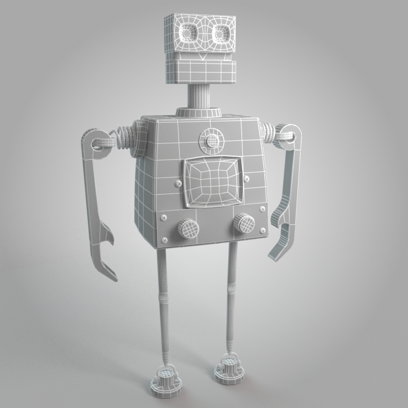 v-ray rigged biped 3d model