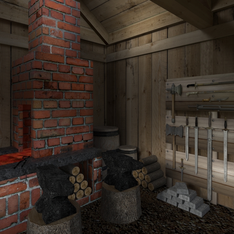 max blacksmith interior
