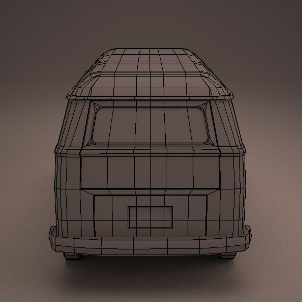 3d model standar van