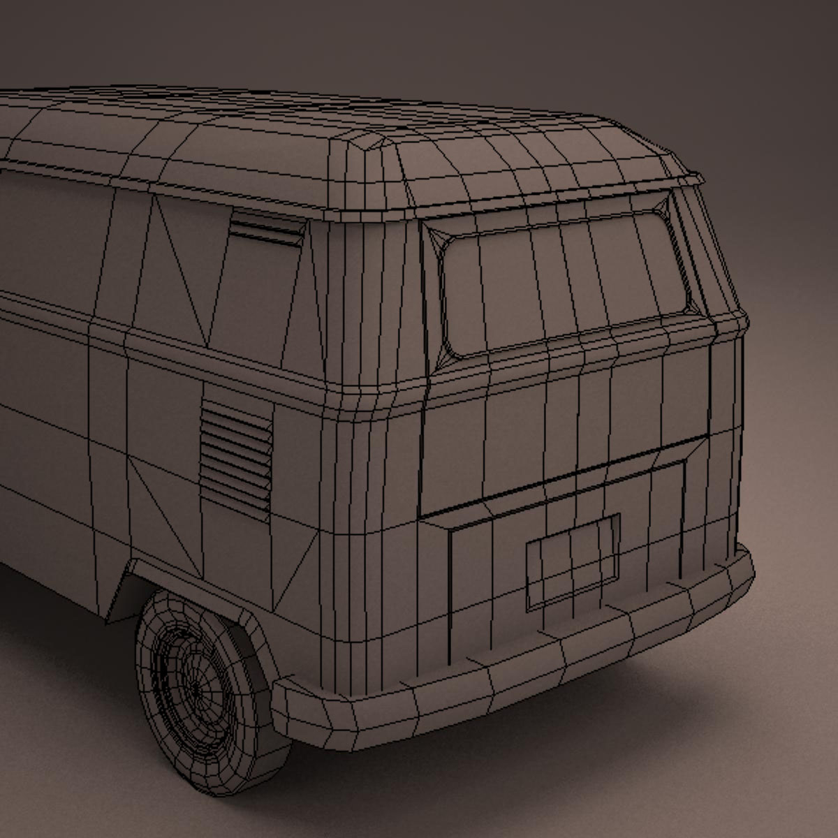 3d model standar van