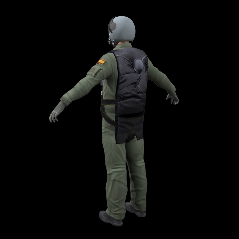 3d model pilot realtime