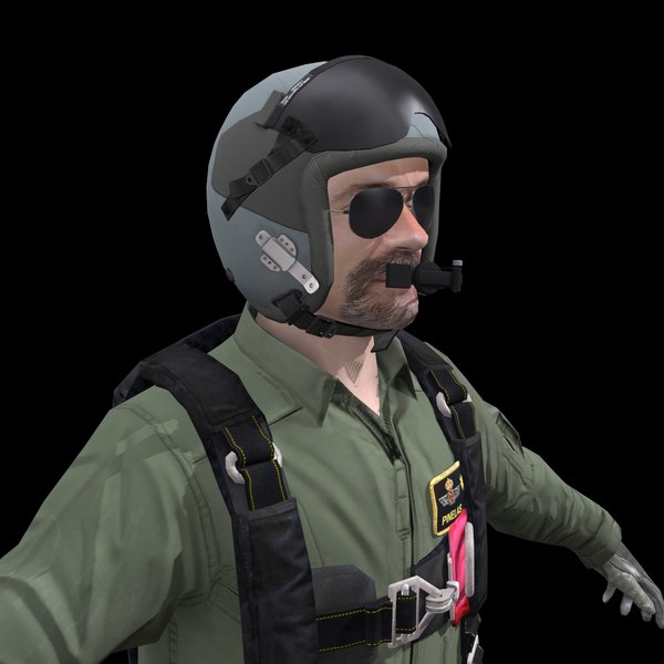 3d model pilot realtime