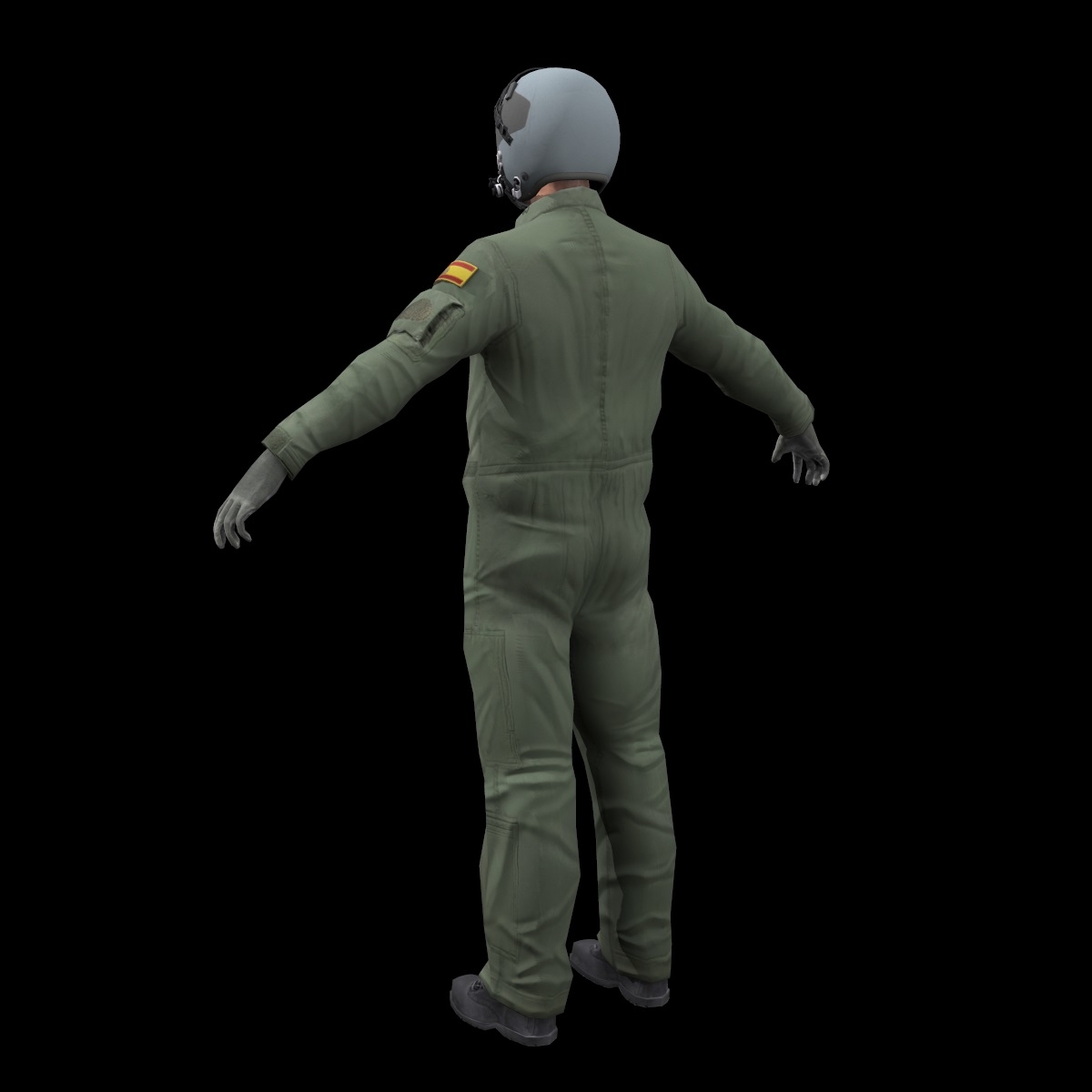 3d model pilot realtime