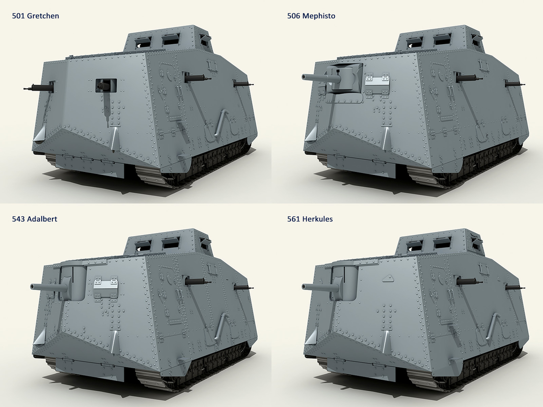 a7v tanks 3d max