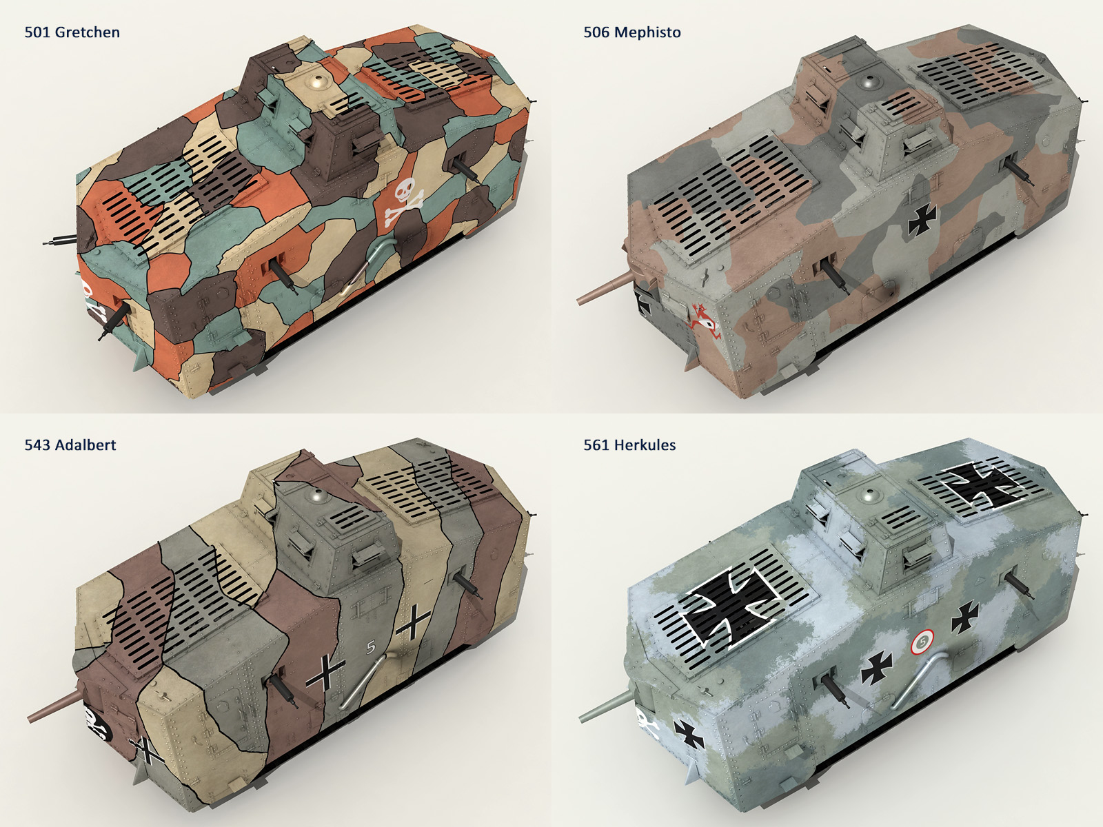 a7v tanks 3d max