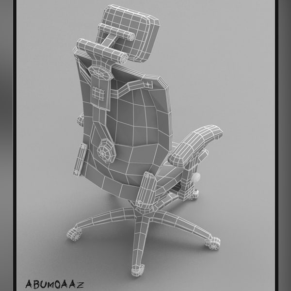 3d model office chair