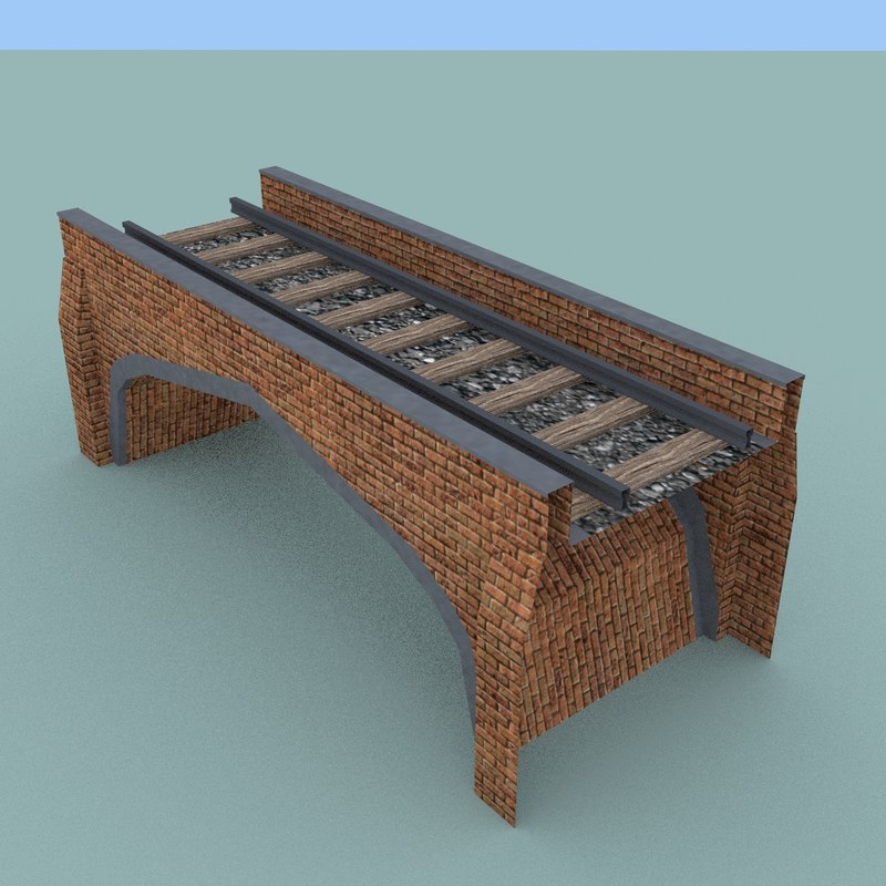 3ds max brick bridge