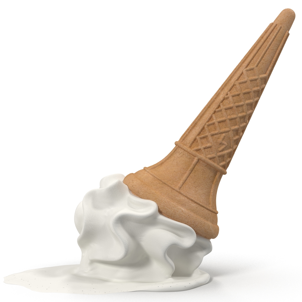 max dropped ice cream cone