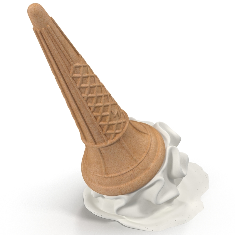 max dropped ice cream cone