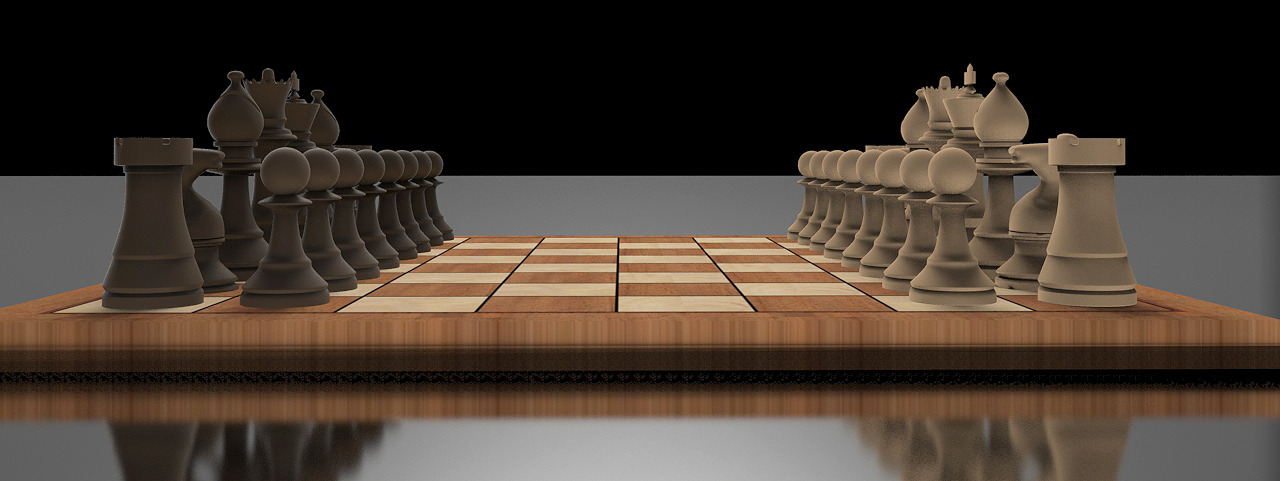 chess board 3d model