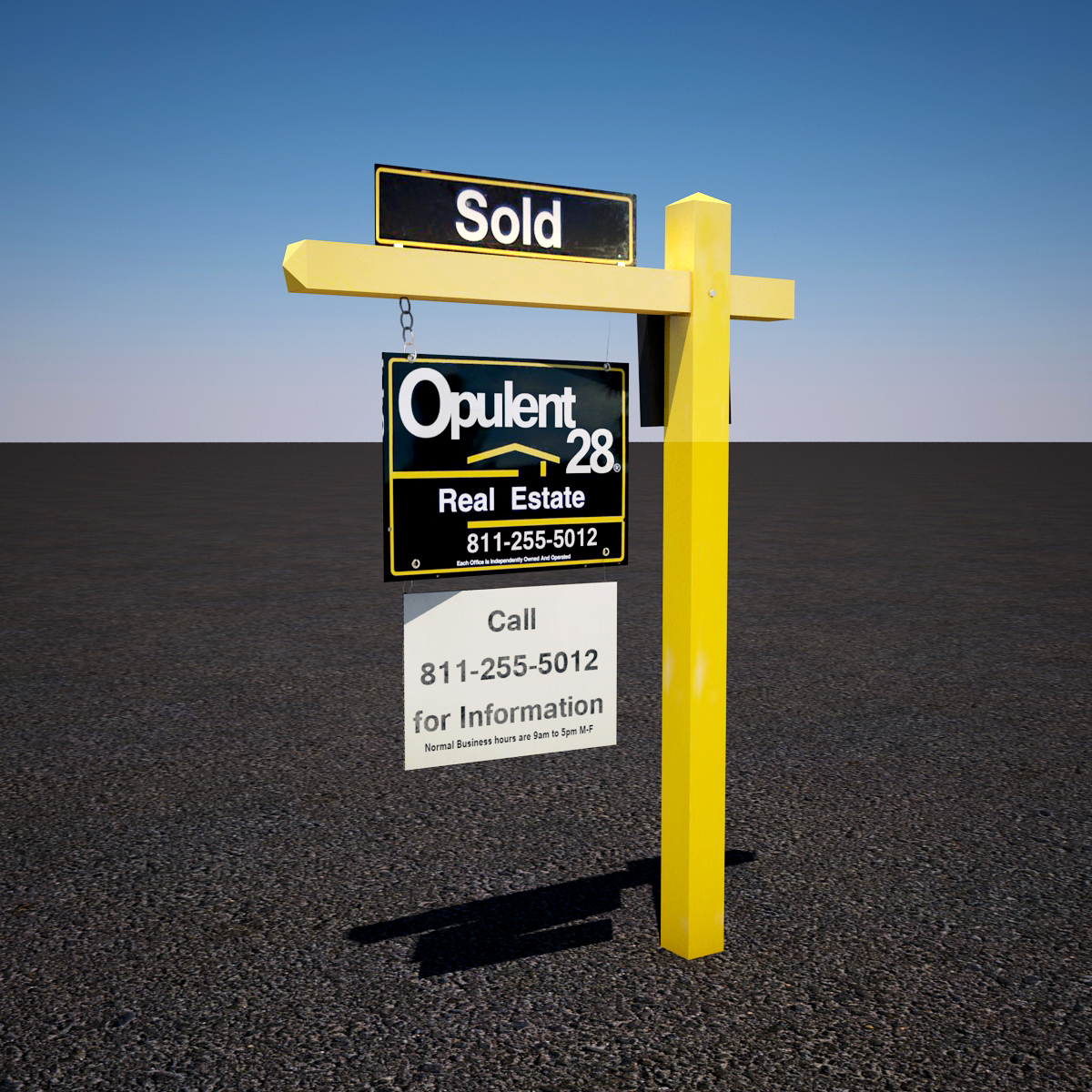 3d model urban street sign pack