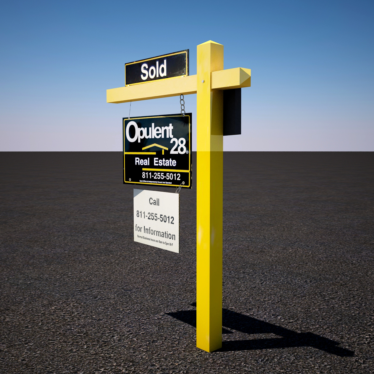 3d model urban street sign pack