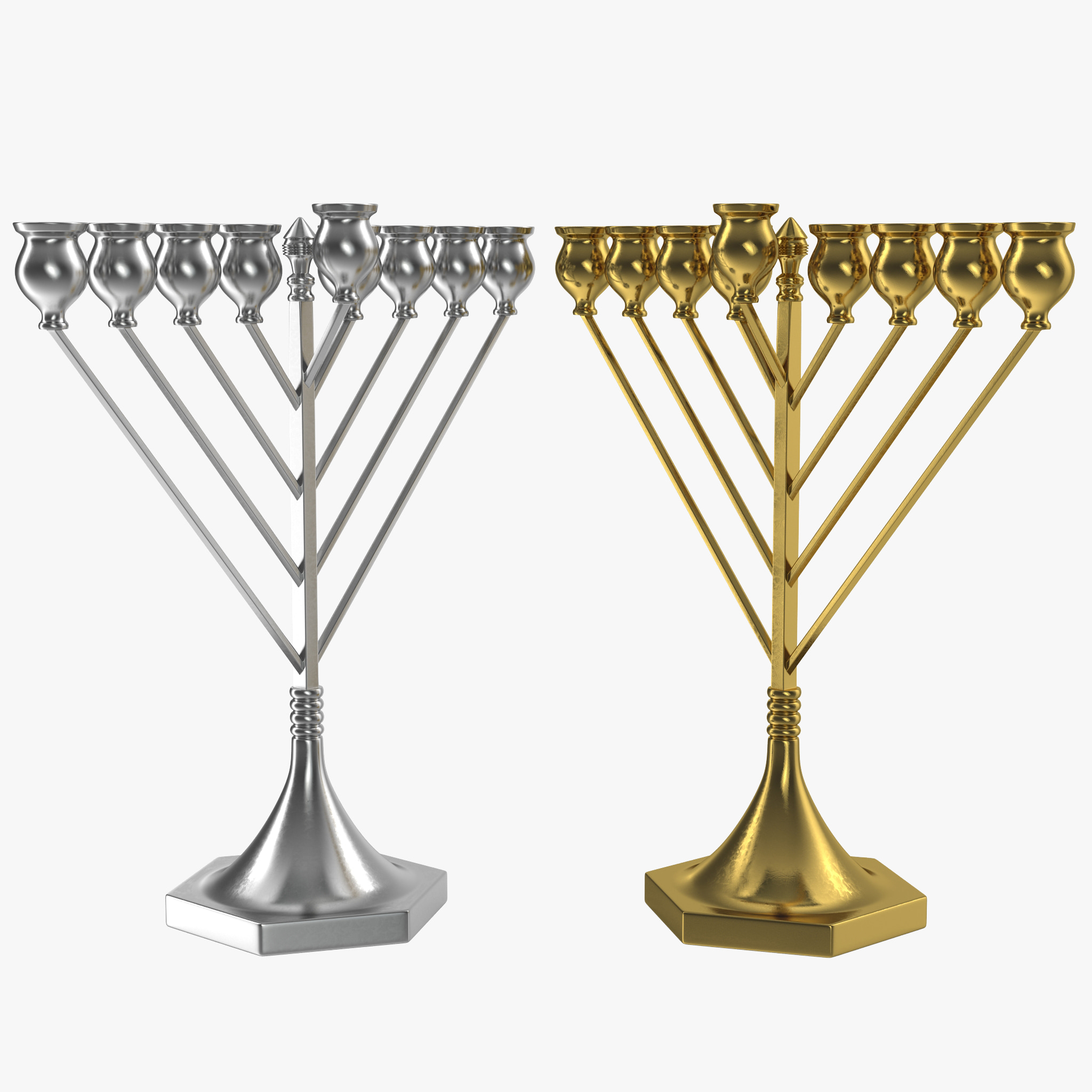 Menorah 3D Models for Download | TurboSquid