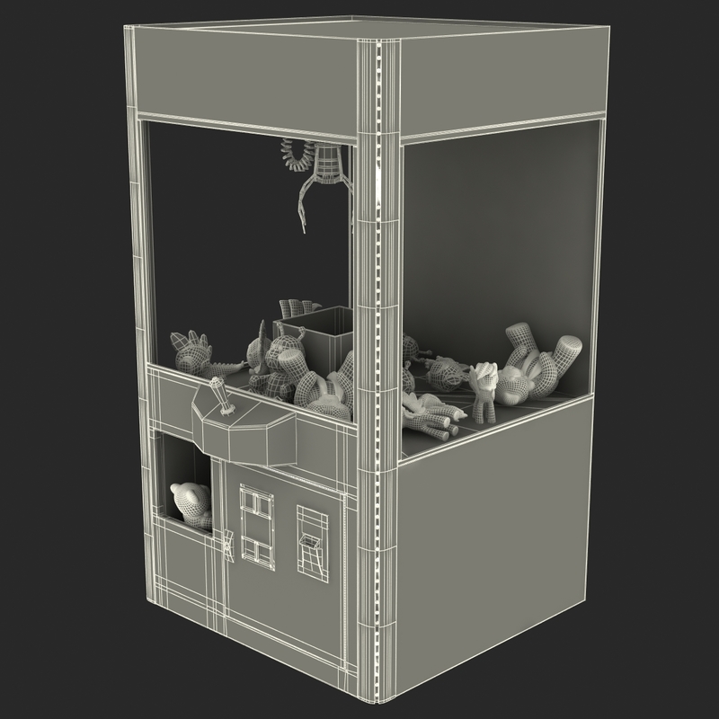 3d claw vending machine model