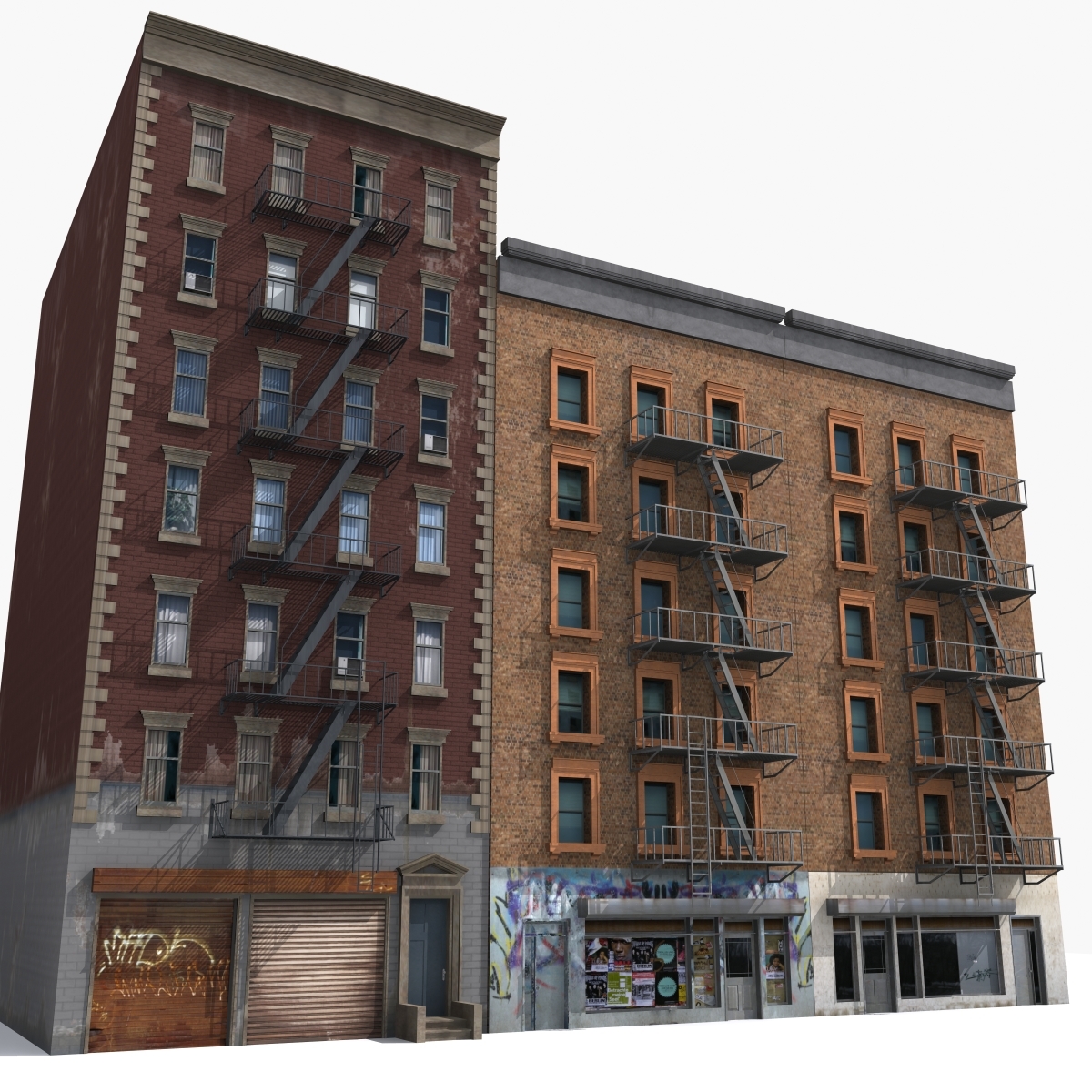 bronx buildings 3d 3ds