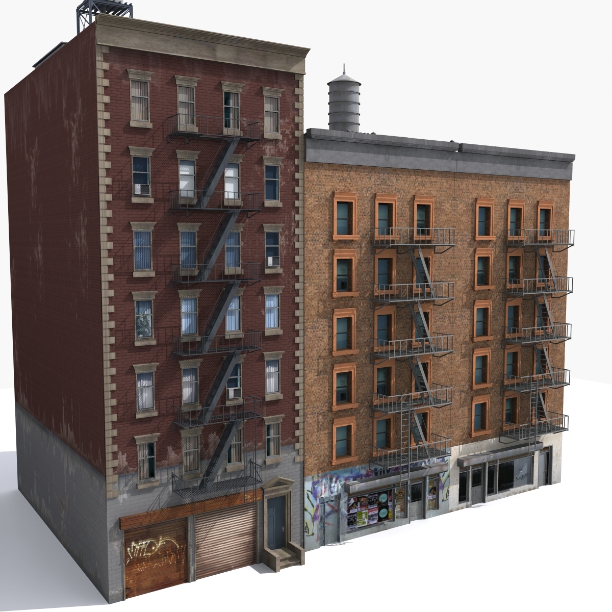 bronx buildings 3d 3ds