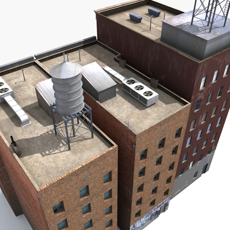 bronx buildings 3d 3ds