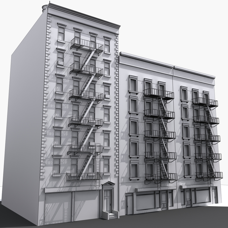 bronx buildings 3d 3ds