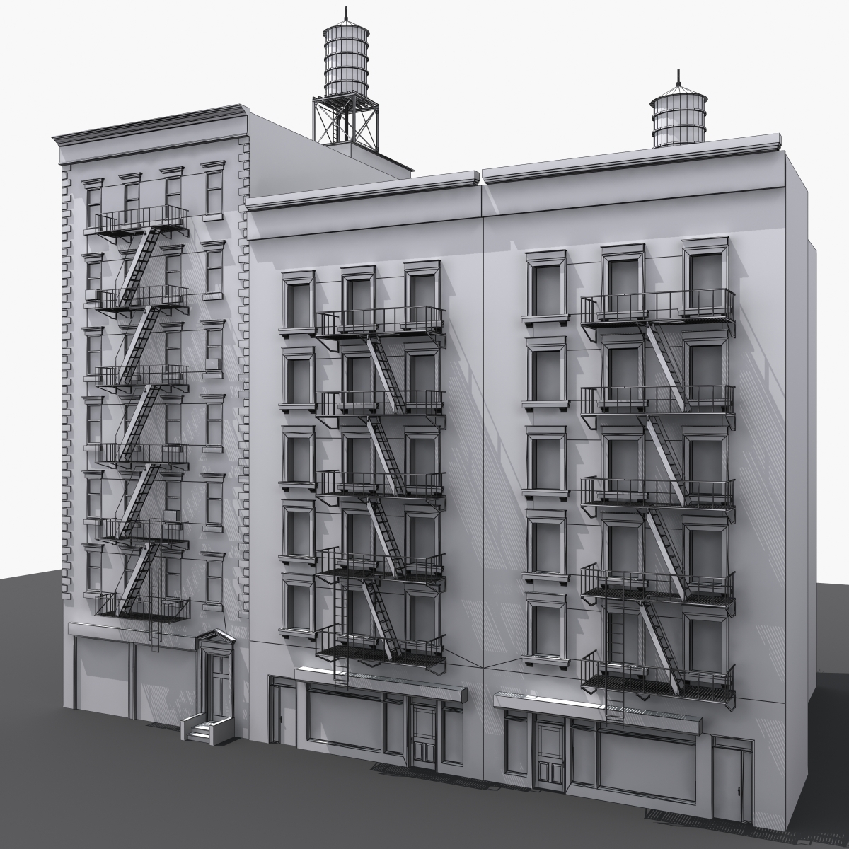 bronx buildings 3d 3ds