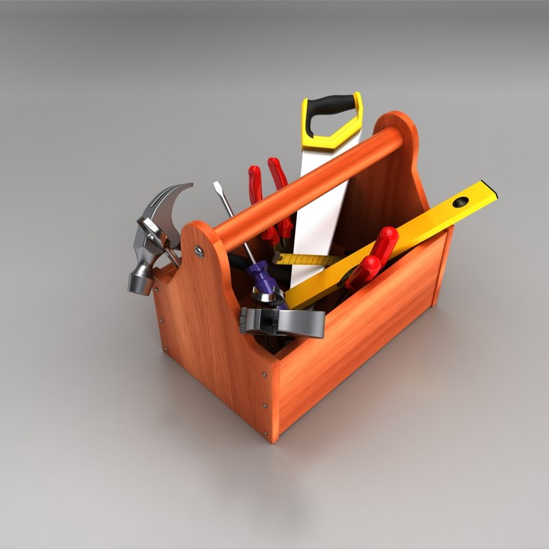 3d Tool Box Model 3d Tool Box Model