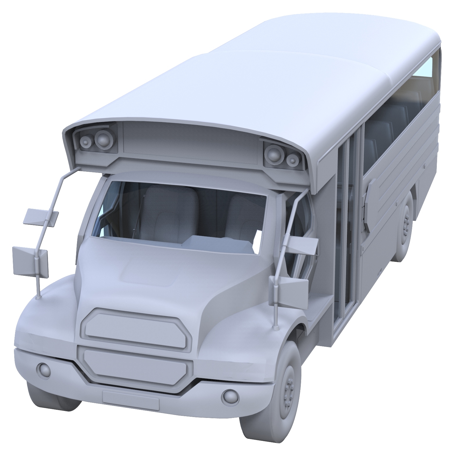 3ds max school bus