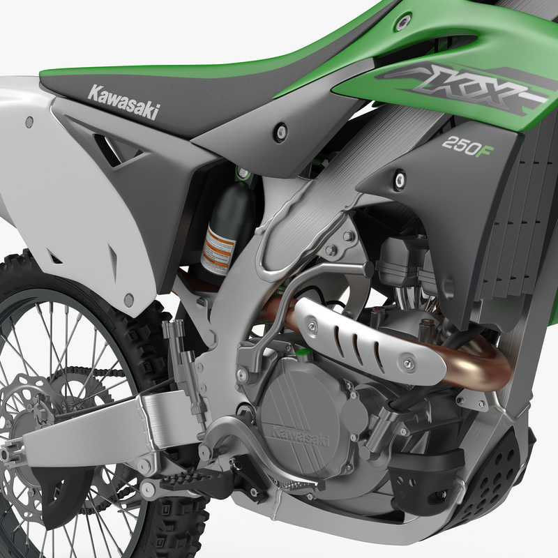 3d model of kawasaki kx250f 2015