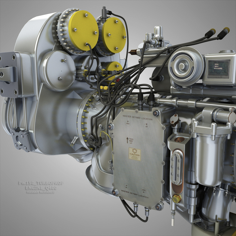 3d pw150 turboprop engine