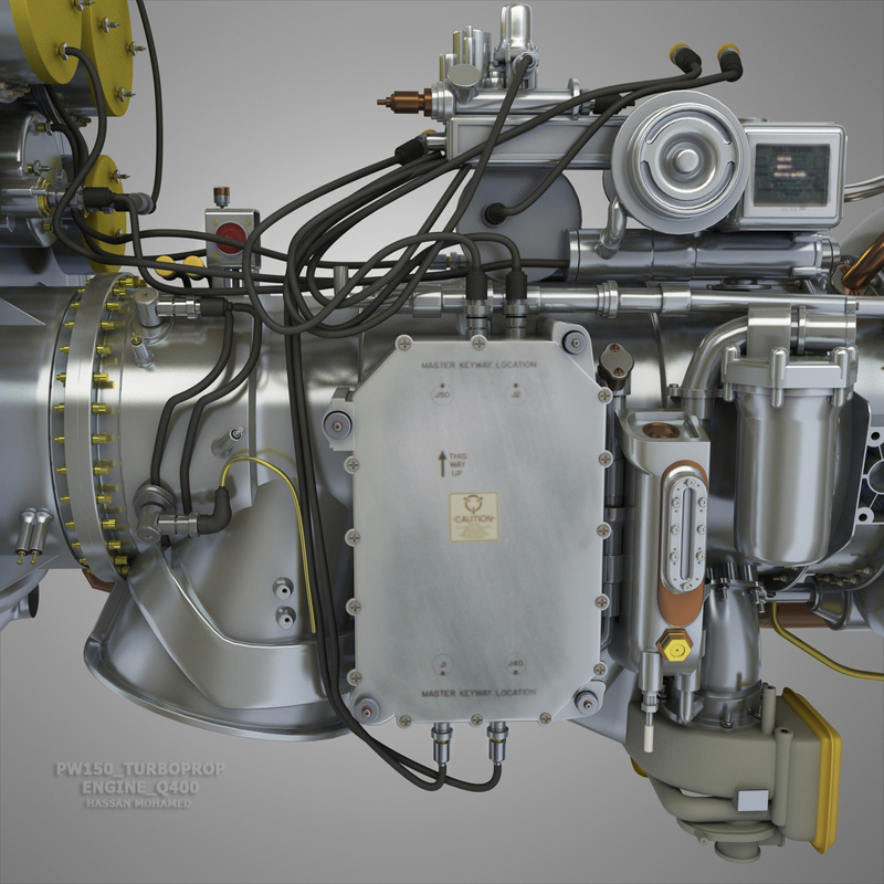 3d pw150 turboprop engine