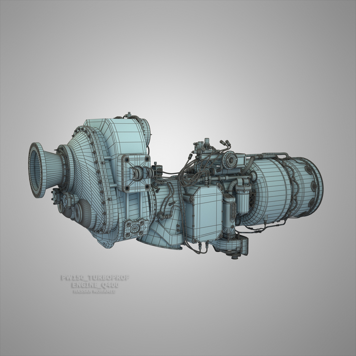 3d pw150 turboprop engine