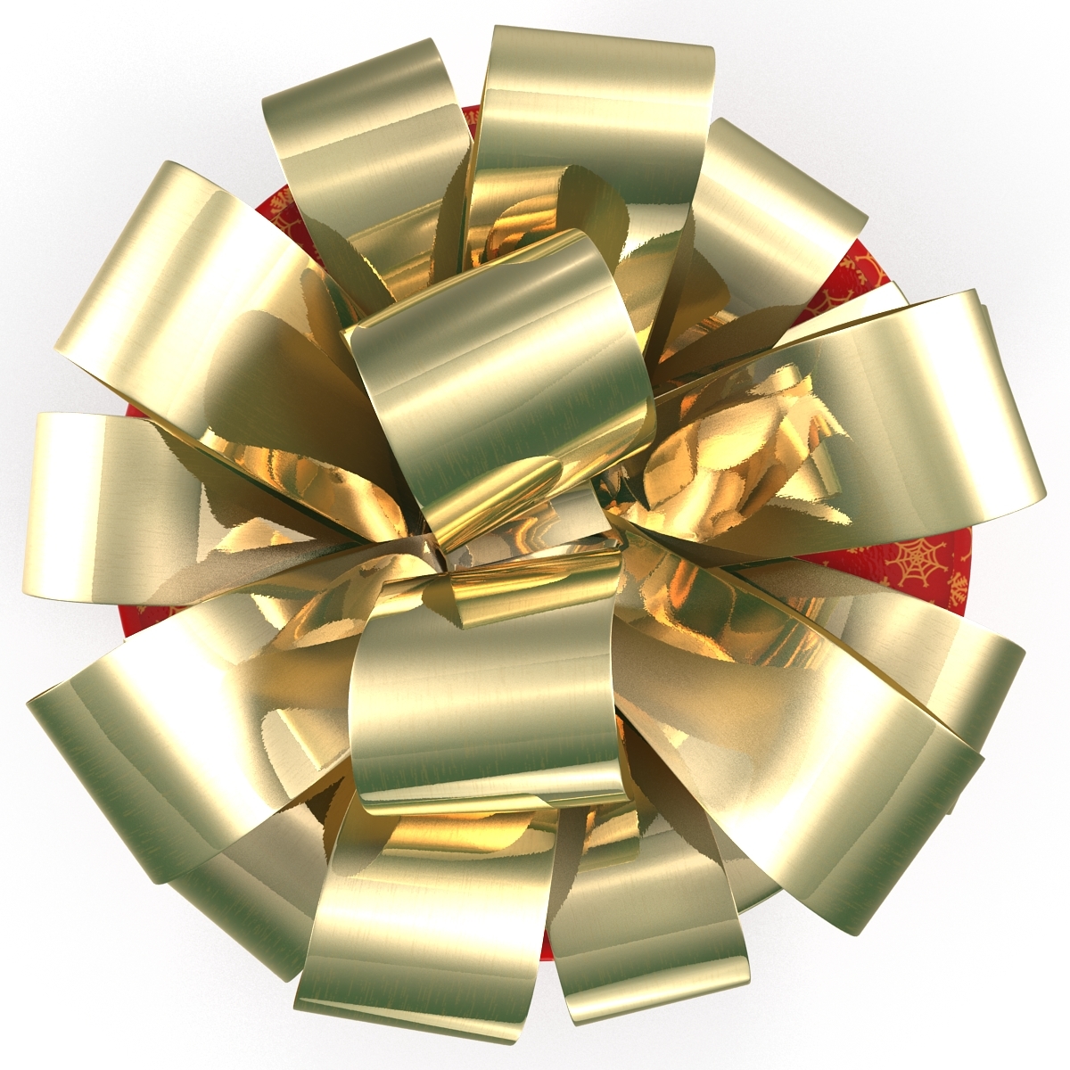 c4d cylinder gift box 1